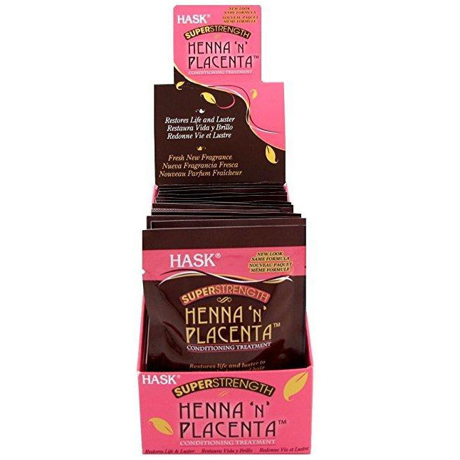 4th Ave Market: Hask Pks Henna & Placenta 2 Ounce Conditioning ...